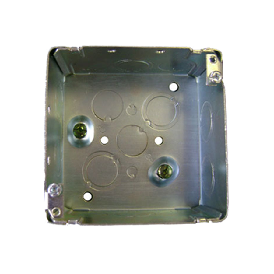 Ortech BOX 52171-K (4" square steel conduit box with concentric knocko ...