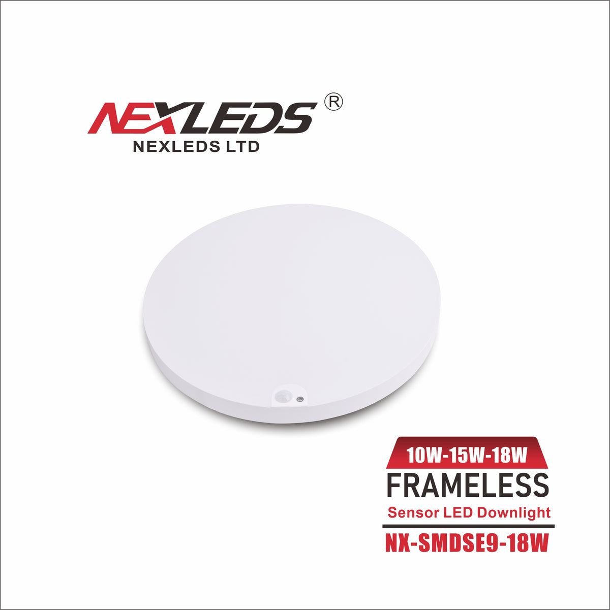 NexLeds Limited LED 9″ IP45 Sensor Downlight – 3CCT | Color Temperatur ...